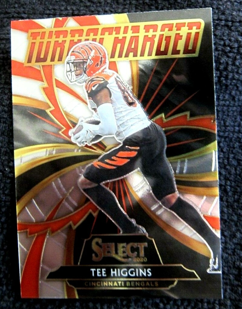 Tee Higgins RC 2020 Panini Select Turbocharged Rookie Card#T23!Bengals ...