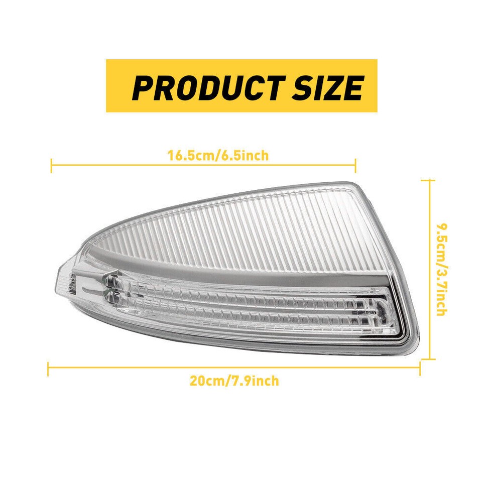 L+R Side Mirror Turn Signal Light For Mercedes Benz C250 C300 C350 C63 ...