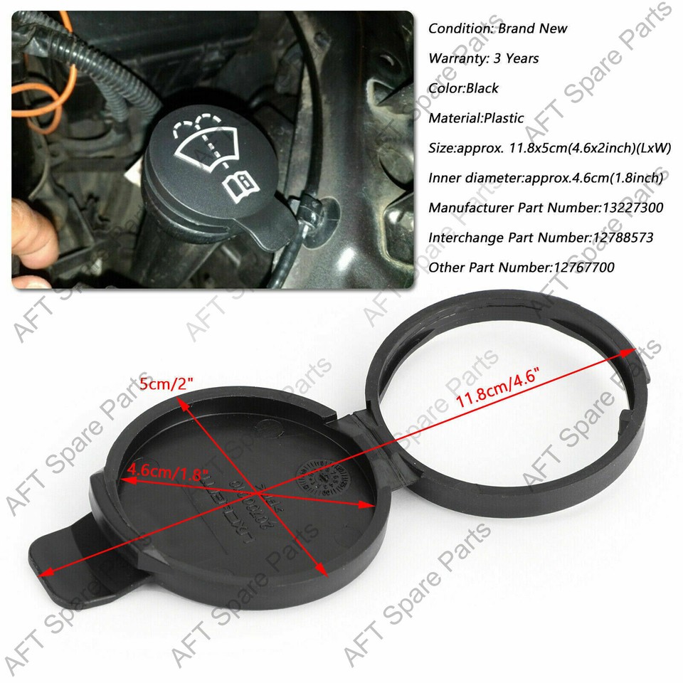 Windshield Wiper Washer Fluid Reservoir Bottle Cap Cover 13227300 For ...