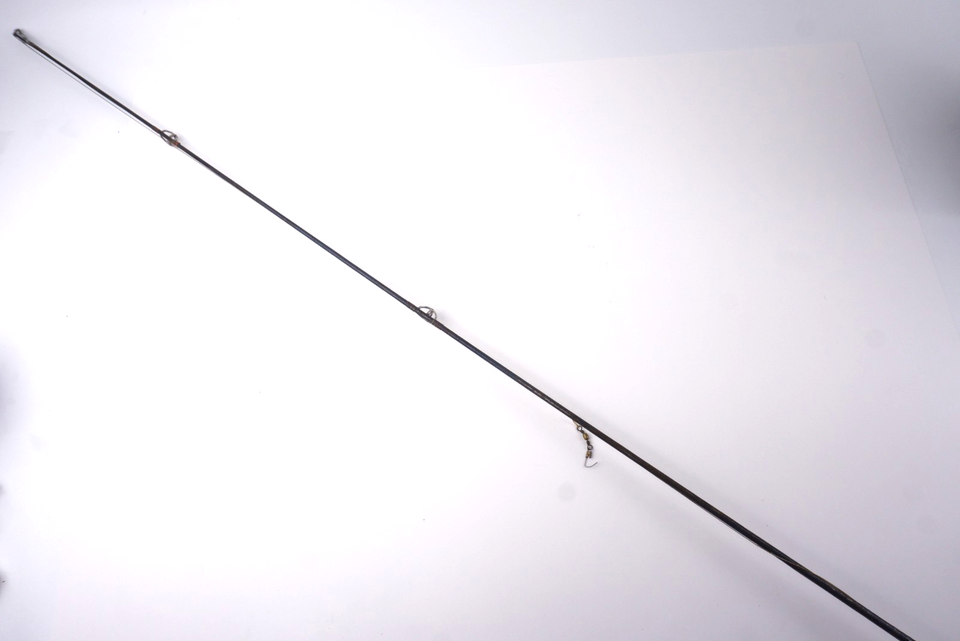 Vintage Hurd Super Caster Fishing Rod And Reel Wooden Checkered Walnut ...