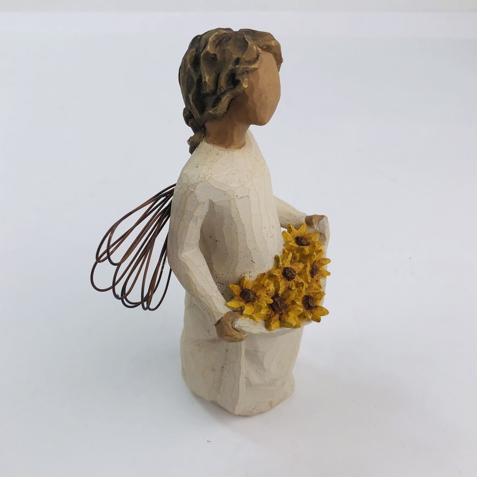 VTG Willow Tree Susan Lordi Angel Sunshine Blooms Sun Flowers 5.5 ...