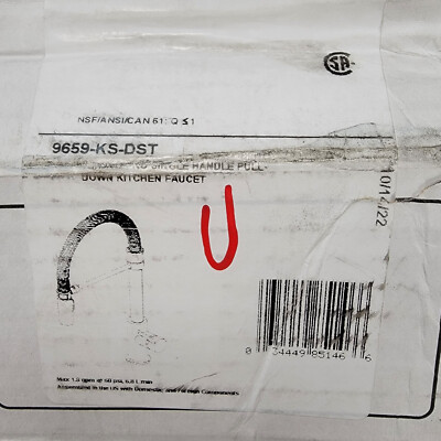 USED Delta Trinsic Pro Pre-Rinse Pull-Down Kitchen Faucet | 9659-KS-DST ...