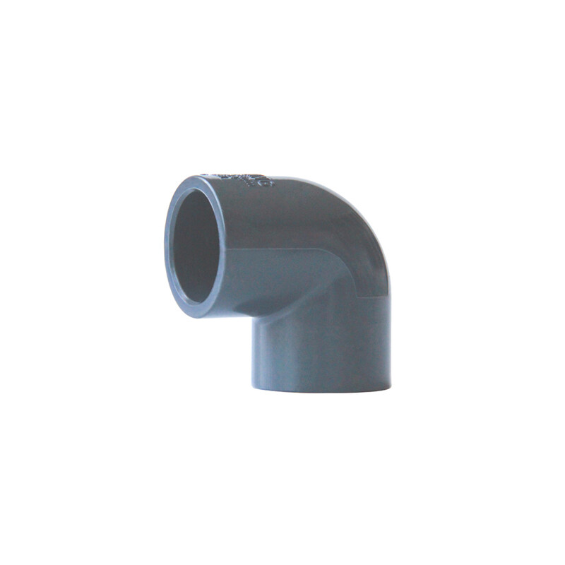 Dark Grey PVC 50mm ID Pipe Fitting Industrial Pressure Grade Metric ...