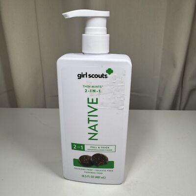 Girl Scouts NATIVE (2-In-1) Full & Thick Shampoo&Conditioner~16.5 Thin ...