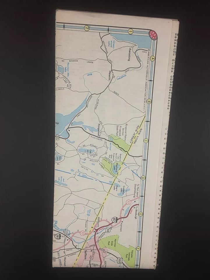 New York City & Vicinity 1977-78 AAA Road map Long Island Queens UU | eBay