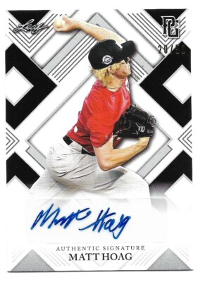 2023 Leaf Perfect Game MATT HOAG Autograph 20/50 - PG Prospect # 164 ...
