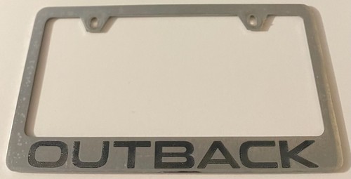 Subaru Outback Booster License Plate Frame HEAVY METAL | eBay
