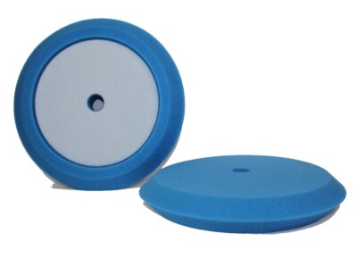 HI-Buff 8" Foam Buffing Pads, Slant Design, Blue Soft Polish (2 Pack ...