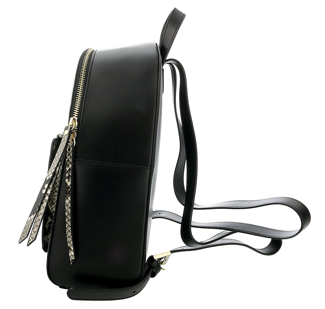 Roberto Cavalli Class Black Medium Structured Susan Backpack | eBay