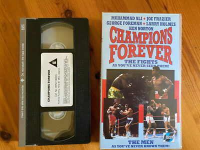 Boxing VHS VIDEO Champions Forever Boxing Ali Frazier Foreman Holmes ...