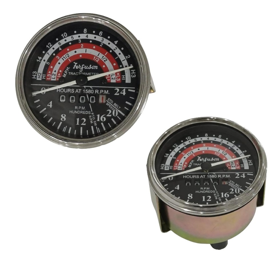 Massey-Ferguson Tractor Tachometer Gauge TO35 F40 50 65 MF 35, 133, 135 ...