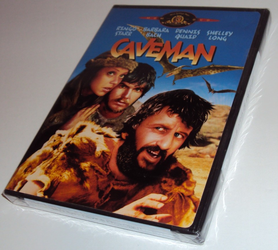 Caveman DVD 1981 Ringo Starr, Dennis Quaid, Shelley Long, Barbara Bach ...