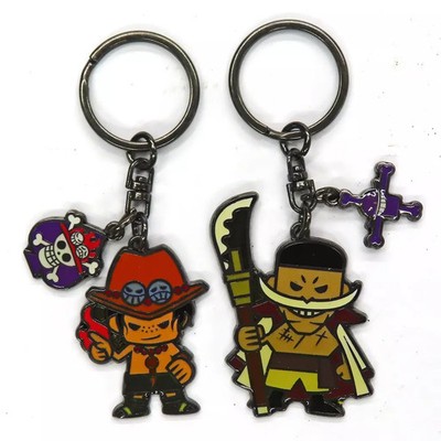 Keychain Ace & Newgate Keychain Set "One Piece" Universal Studios Japan ...