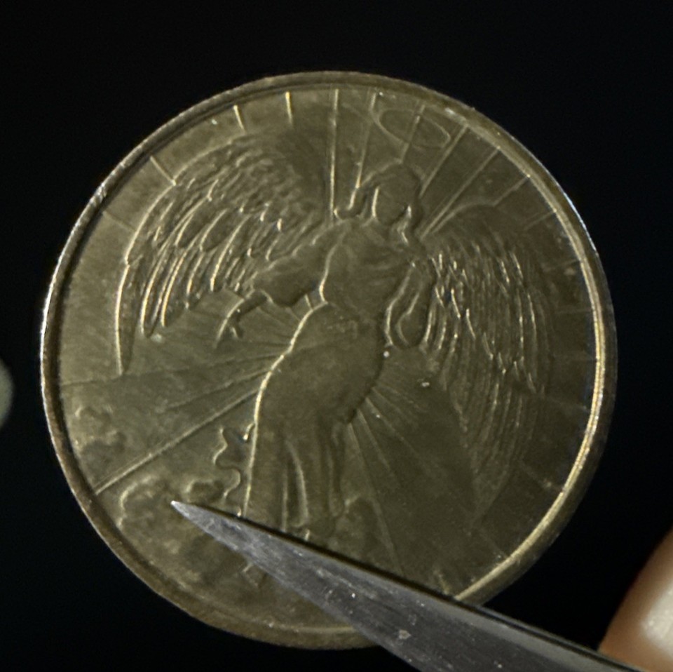 Vintage Guardian Angel Double-Sided Good Luck Collectors Coin 3 ...