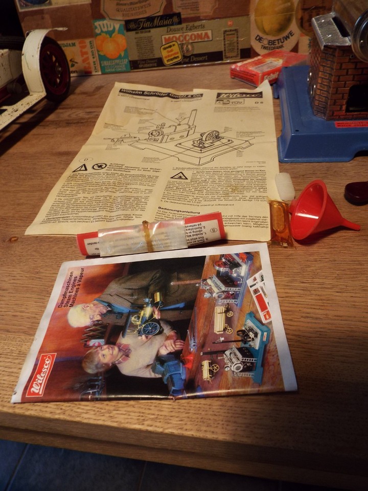 Near MINT Wilesco D8 Model Stationary Steam Engine | eBay UK