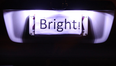 White LED Number Plate for Ford BA BF Falcon FPV XR6 XR8 Typhoon GT GT ...