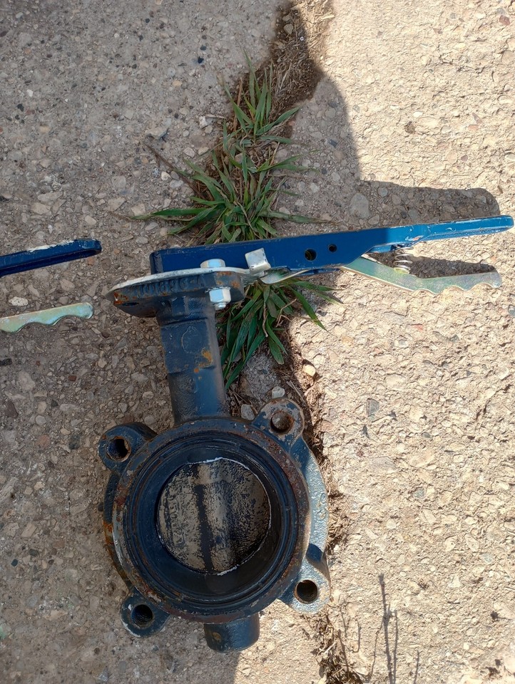 Nibco LD2000 3"Butterfly Valve Lot 2 of Lever Lock Handle DI 16 Bronze ...