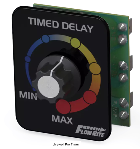 FLOW-RITE PRO-TIMER, ADJUSTABLE BOAT LIVEWELL TIMER WITH SWITCH, MP-103 ...