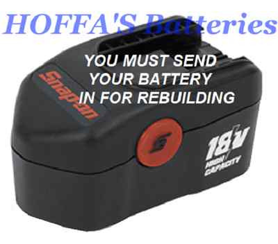 SNAP-ON CTB4187 18 VOLT BATTERY REBUILDS SERVICE | eBay