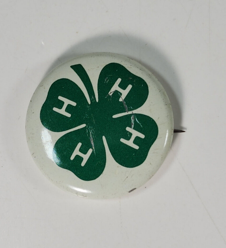 Vintage 4H Club Pin 1" Clover Leaf | eBay