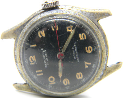 CJ71 mens Vintage Deauville Liga Military Field Infantry Manual Watch ...