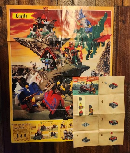 Vintage (1993) Lego System Castle Sets Large Poster 16” x 21" and 4806 ...