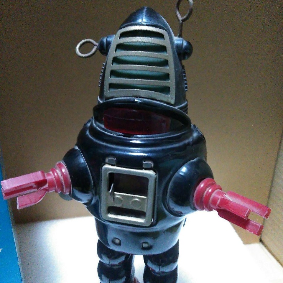 PLANET ROBOT Tin Toy Wind Up Timepiece Vintage Japanese Collectible ...