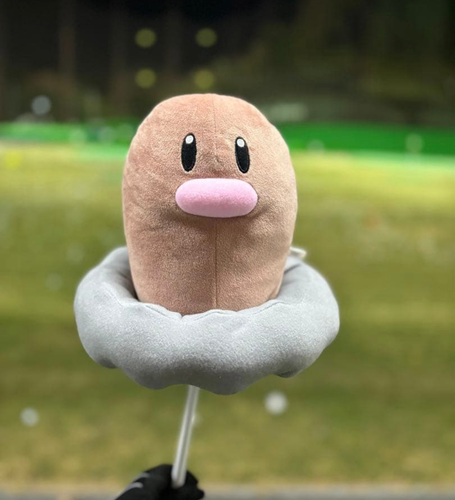 Pokemon Diglett Golf Driver Headcover Plush Cover Ships from Japan New ...