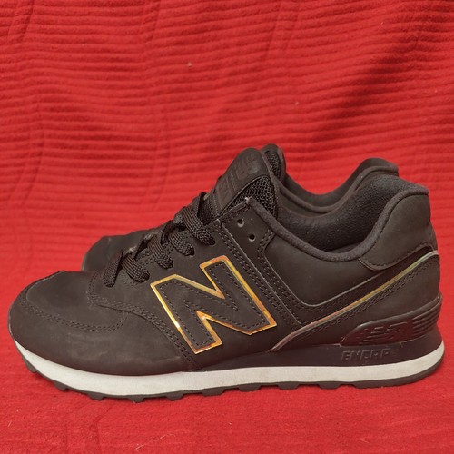 New Balance 574 Encap Womens Size UK-6 EUR-39 Black Trainers WL574CLG ...