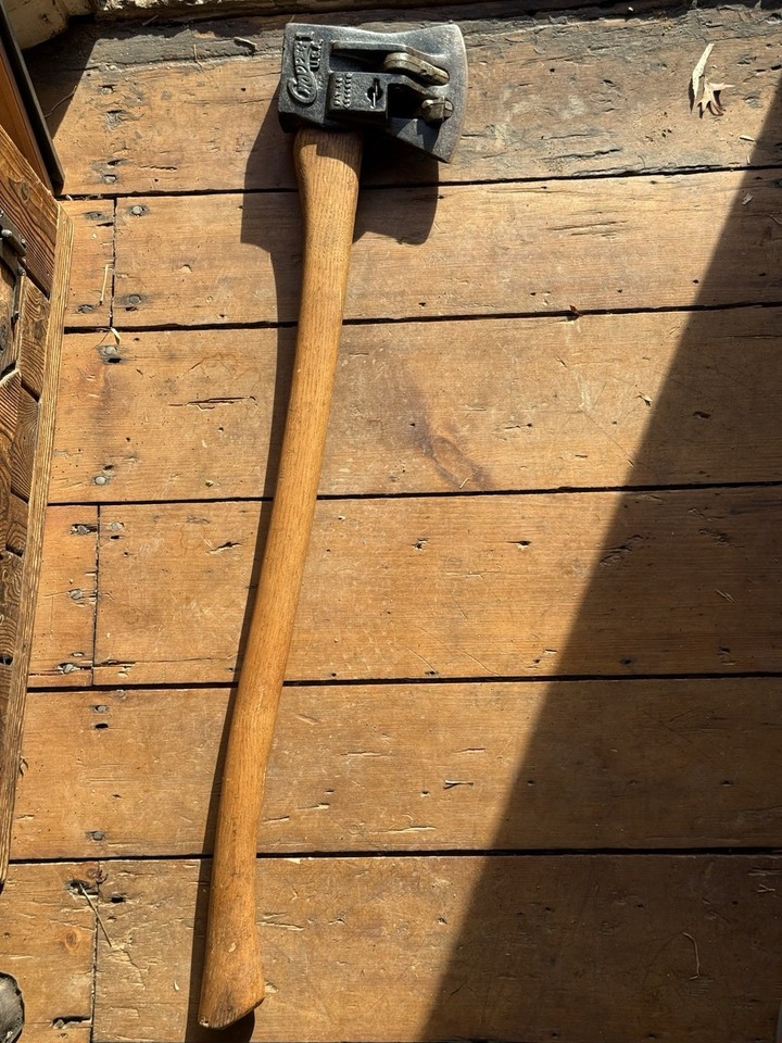Chopper 1 One Wood Log Splitting Axe Maul Spring Loaded Spreaders New ...