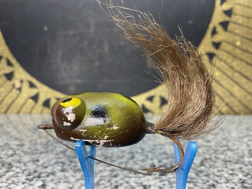 Vintage Weber Dylite Wood Weedless Frog Fishing Plug Lure | eBay