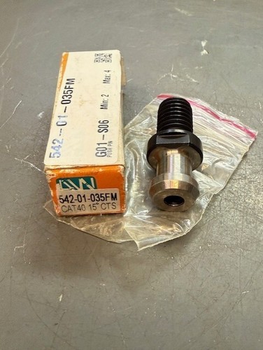 Ann Way Machine Tools G01-S06 542-01-035FM CAT40 15° CTS Pull Stud | eBay