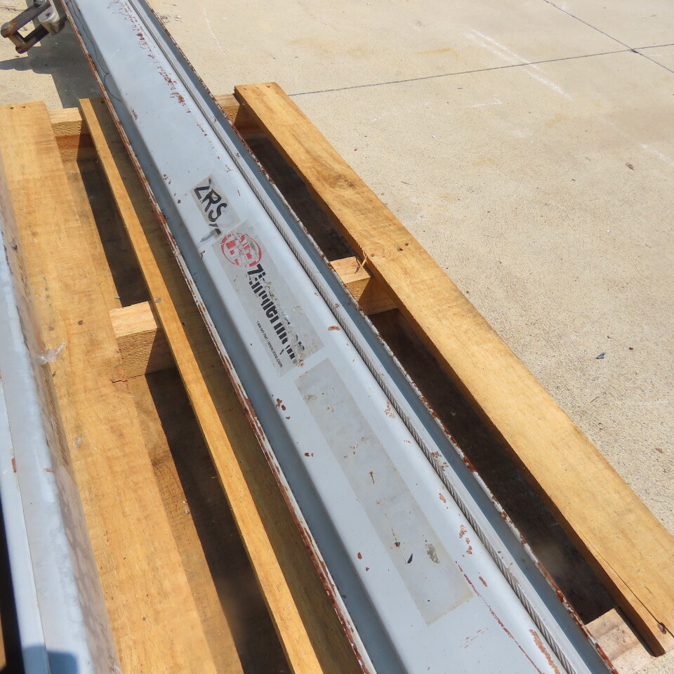 Zimmerman 1000LB 1/2 Ton Ceiling Hung Bridge Crane Monorail Rail 20 ...