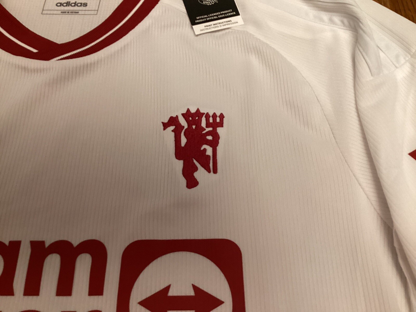 Adidas 23/24 Manchester United 3rd Soccer Jersey White IP1741 Men’s ...