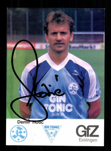 Demir Hotic Autogrammkarte Stuttgarter Kickers 80er Jahre Original + A ...