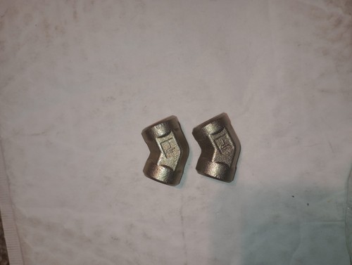 NEW LOT OF 2 PARKER 1/4-DD45-S FEMALE 45 DEGREE ELBOW 1/4 X 1/4 NPT ...