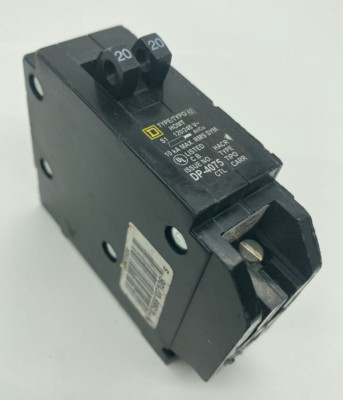 HOMLINE HOMT2020 Two 1 Pole 20 Amp 120V HOMT Tandem Plug In Twin ...