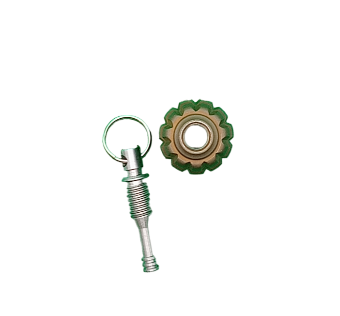 Titanium Knife Beads - Grenade - Pendant Paracord Parachute Cord ...