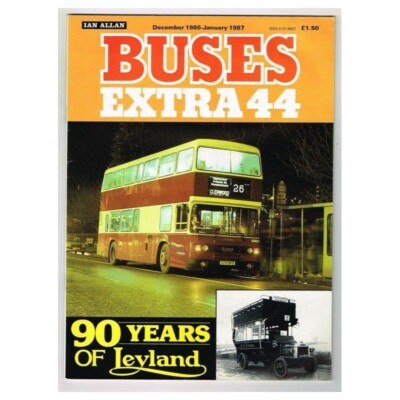 Buses Extra Magazine December/January 1987 mbox3592/i No.44 90 Years of ...