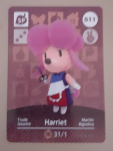 CARTE ANIMAL CROSSING - SERIE 1 - HARRIET - TRUDE GINETTE | eBay