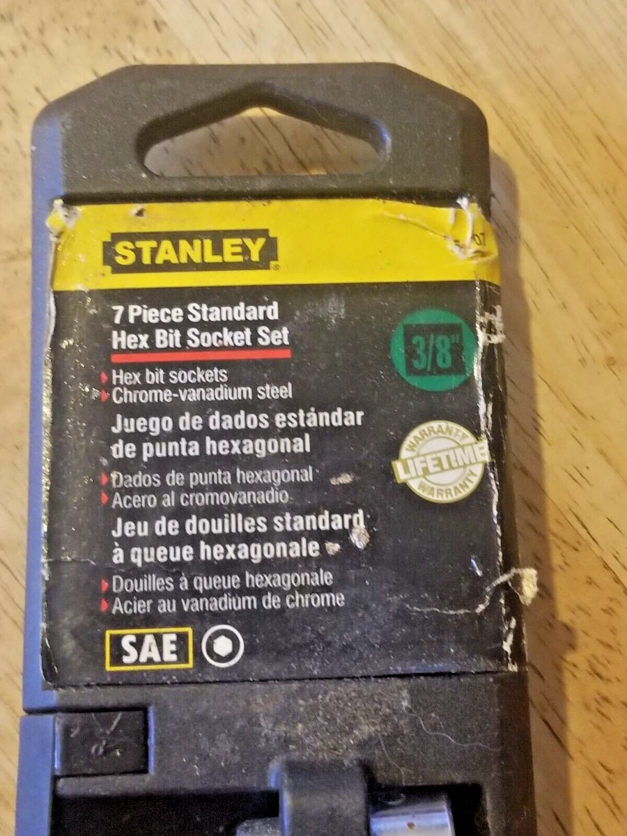 Stanley 7 Piece 3 8 Hex Socket Set