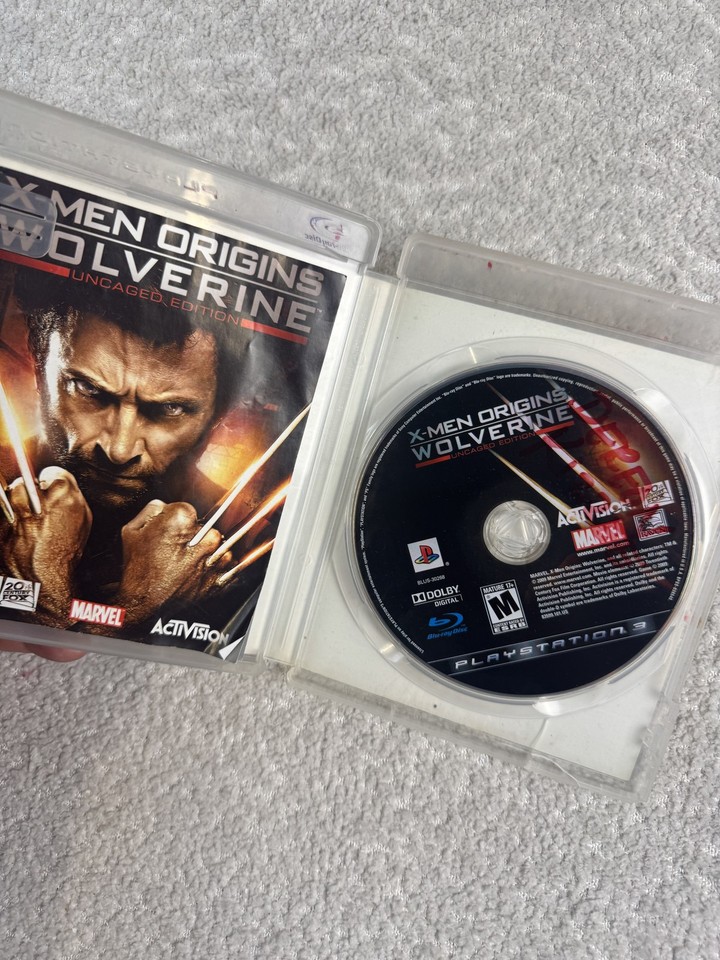 X-Men Origins Wolverine Uncaged Edition PS3 Video Game Complete Marvel ...