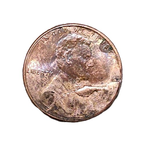 2021 Lincoln Cent - Huge Retained Cud Die Break Obverse K-3 to K-7 ...