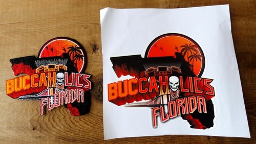 TAMPA BAY BUCCANEER BUCCAHOLICS FLORIDA NFL Football Cloth Patch ...