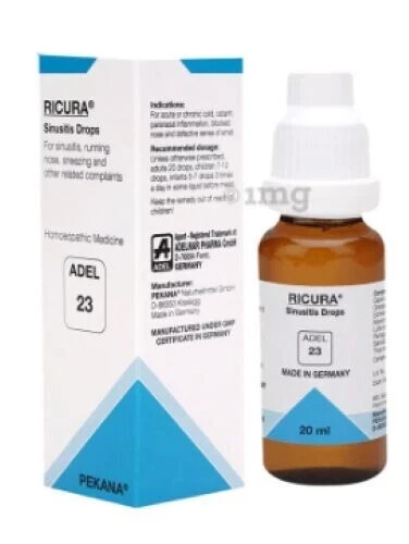 ADEL 23 Sinusitis Ricura Drops 20ml Free Shipping | eBay