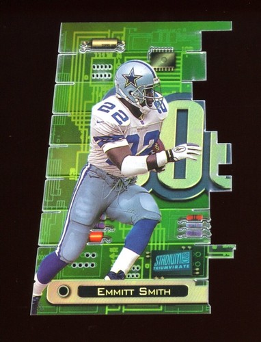 1998 Stadium Club Triumvirate Luminescent: #T4A Emmitt Smith NM-MT OR ...