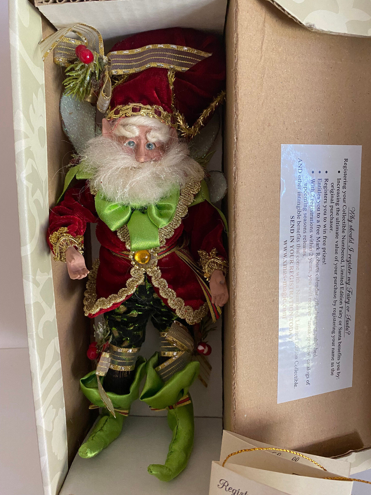 Mark Roberts Spirit Of Christmas Fairy Small In Box W/Tags 1847-7,500 ...