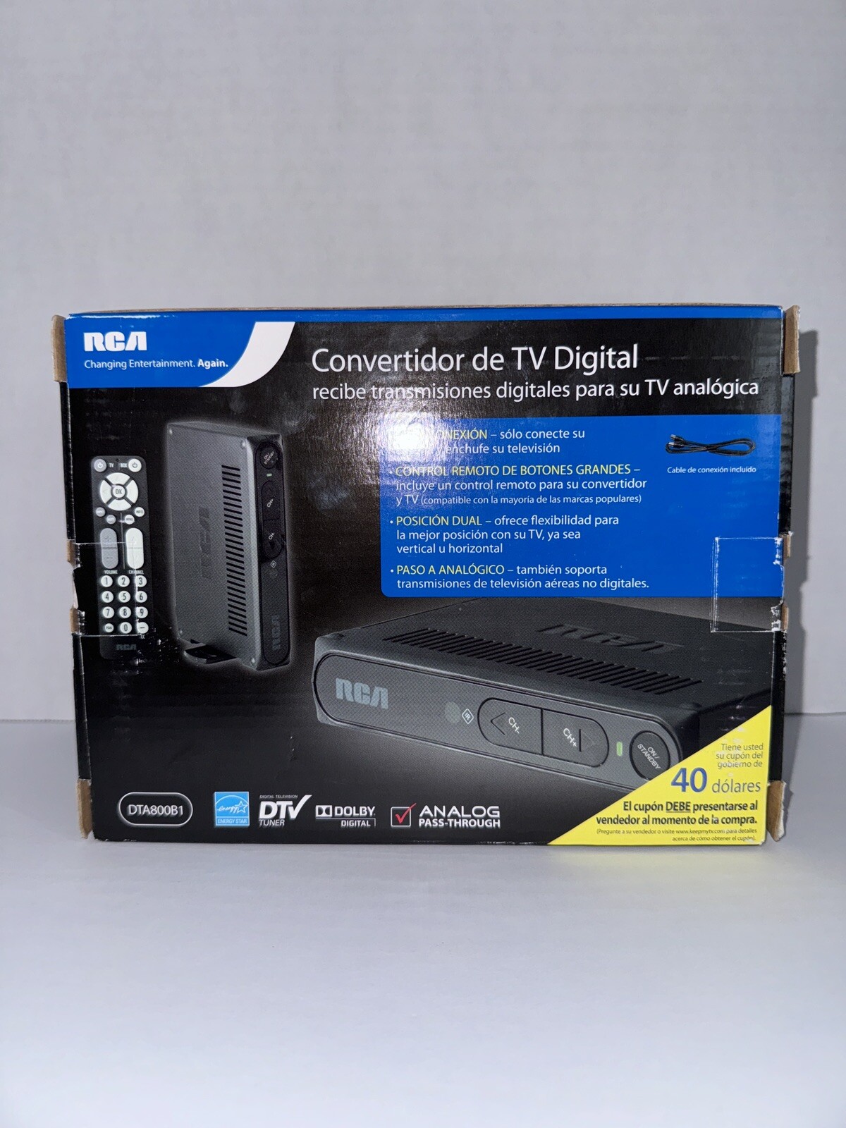 “NEW” RCA DIGITAL TV Converter DTA800B1 Brand New In Box FREE Shipping ...
