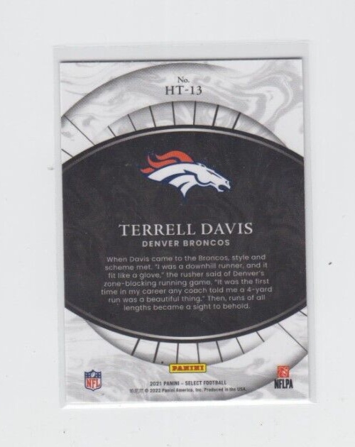 2021 Panini Select Terrell Davis Hidden Talents HT-13 | eBay