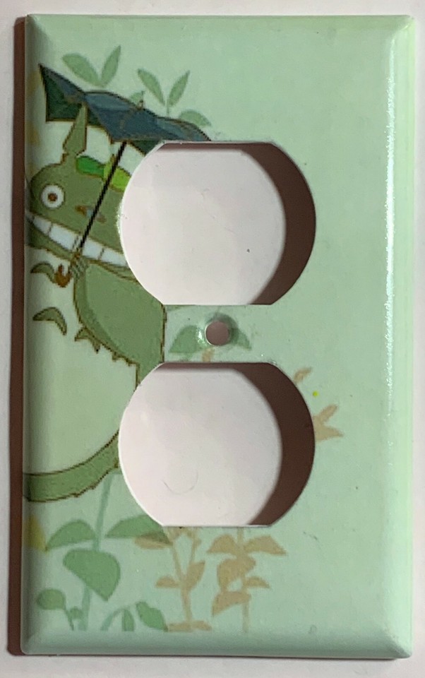 Totoro green Light Switch Outlet Toggle Rocker Wall Cover Plate Home ...